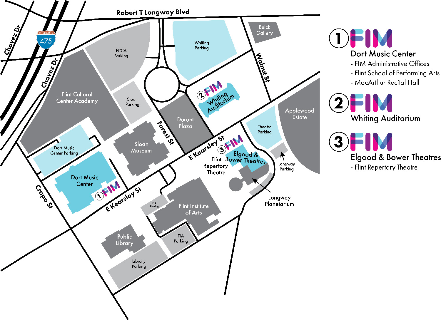 Getting Here - Flint Institute of Music